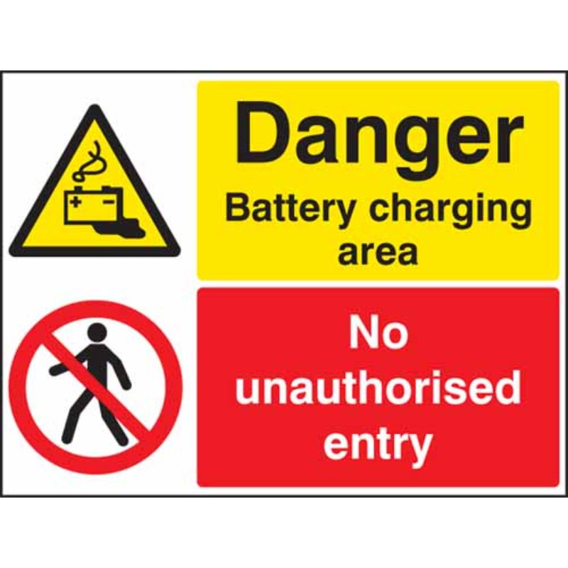 Battery charging- no unauthorised entry - 174 PPE