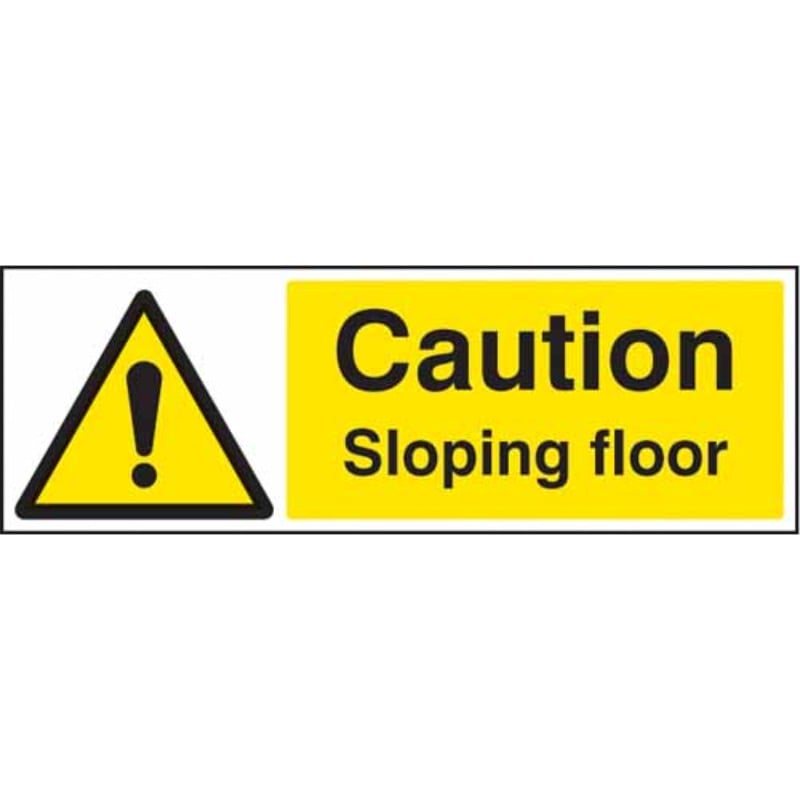 Caution sloping floor - 174 PPE