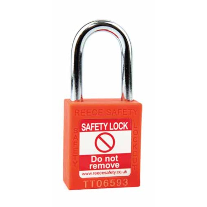 Safety Lockout Padlock, Keyed Different, Orange - 174 PPE
