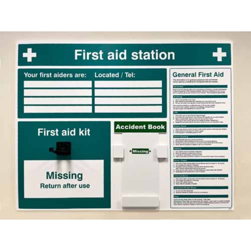 First Aid Station 900x700mm (10mm foam board) - 174 PPE