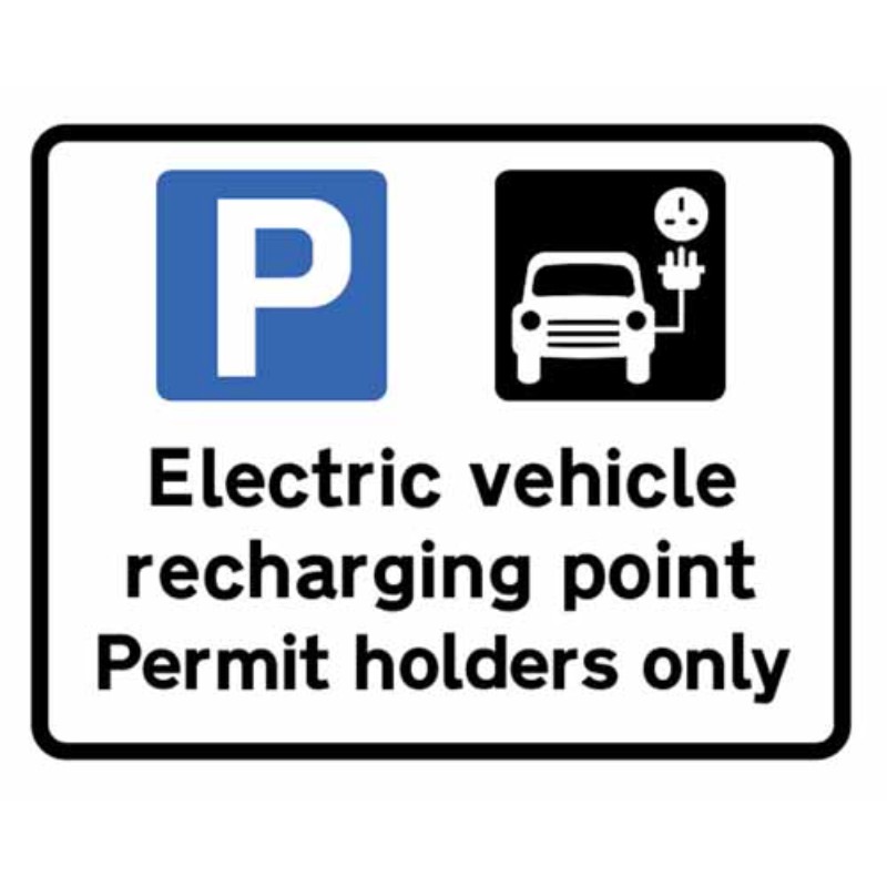 Electric vehicle recharging point Permit holders only class R2 ...