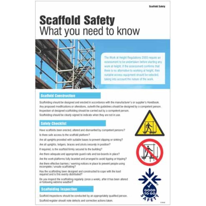 Scaffold safety poster - 174 PPE