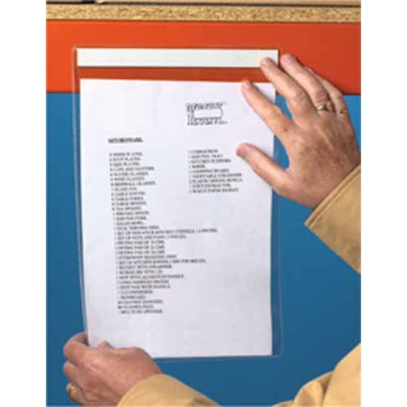 Magnetic document pocket ID (pack 10) 220x310mm - 174 PPE